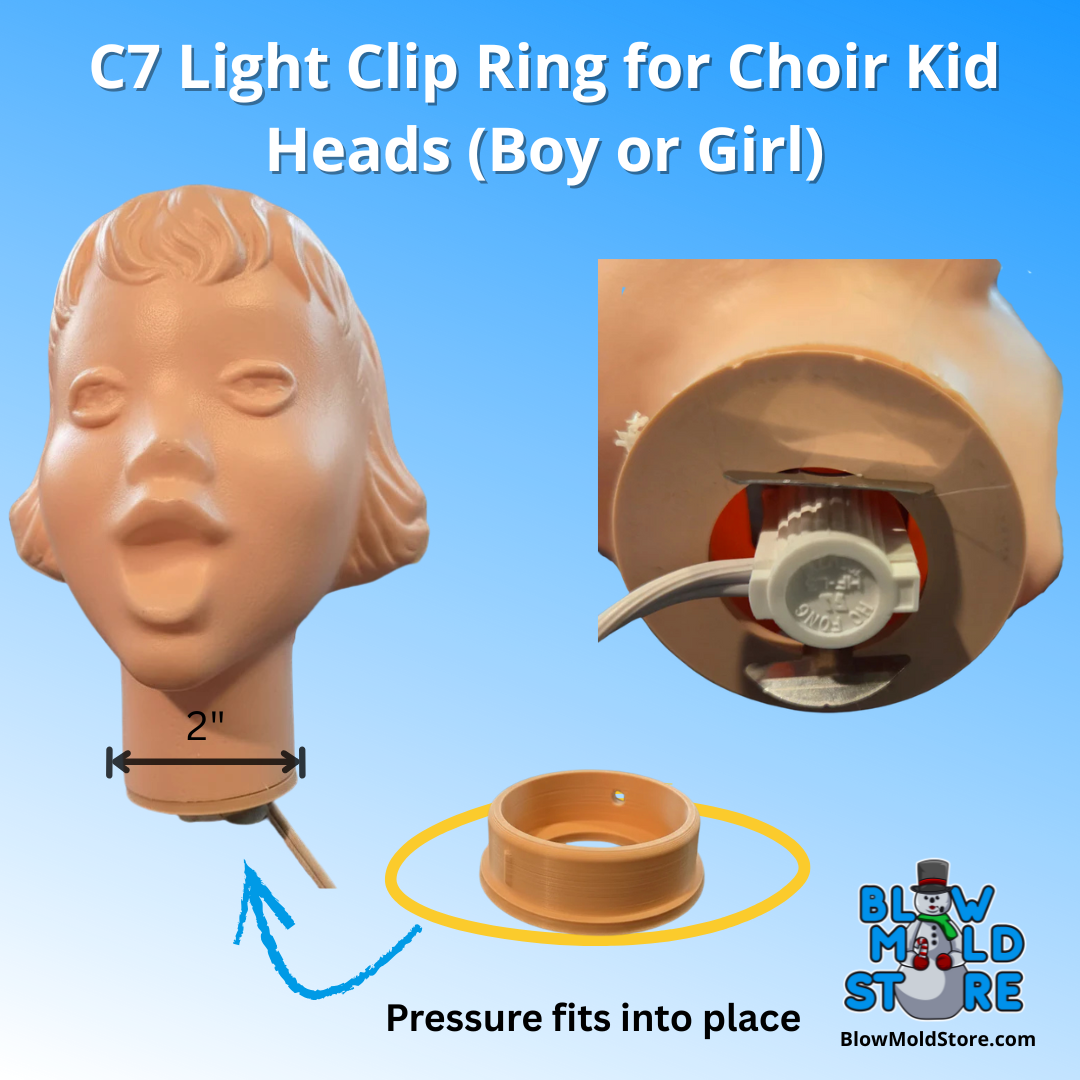 C7 Light Clip Ring for Choir Kid Heads – Blow Mold Store